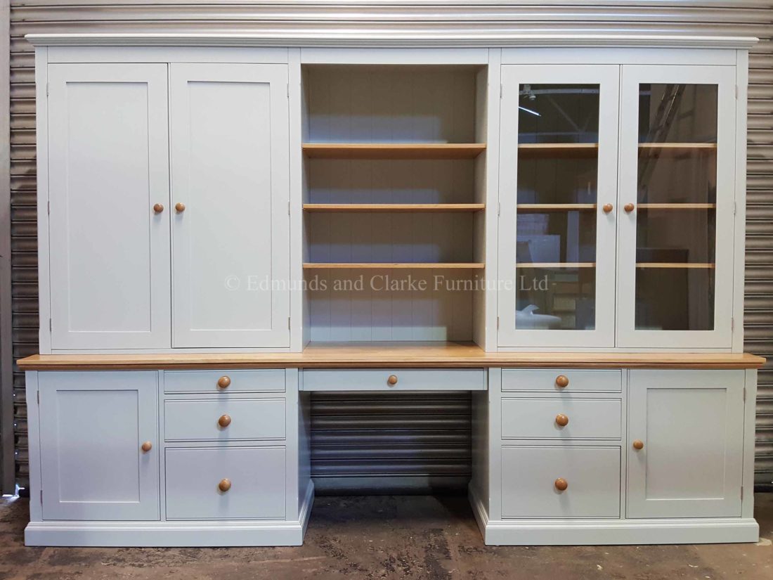 Bespoke Large Office Workstation Desk | Edmunds & Clarke Furniture