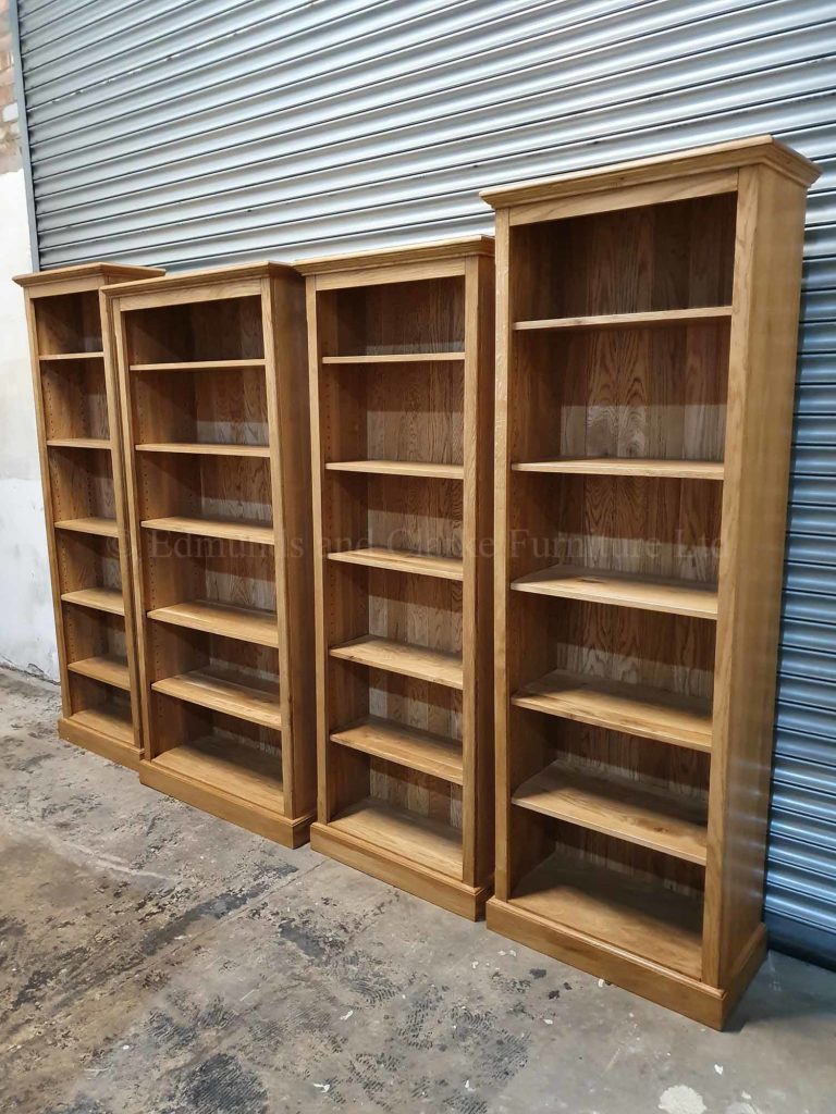 Bespoke Solid Oak Bookcases - Many Sizes | Edmunds & Clarke Furniture