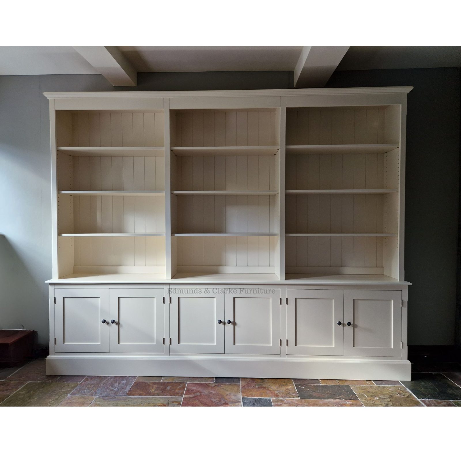 Edmunds 3 Metre Library Bookcase: Large & Elegant Book Storage